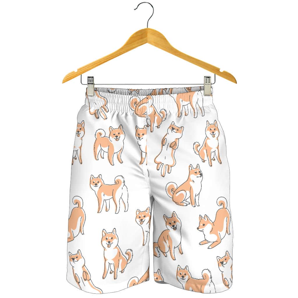 Shiba Inu Dog Pattern For Men Women Kid Shorts - Trendy Aloha