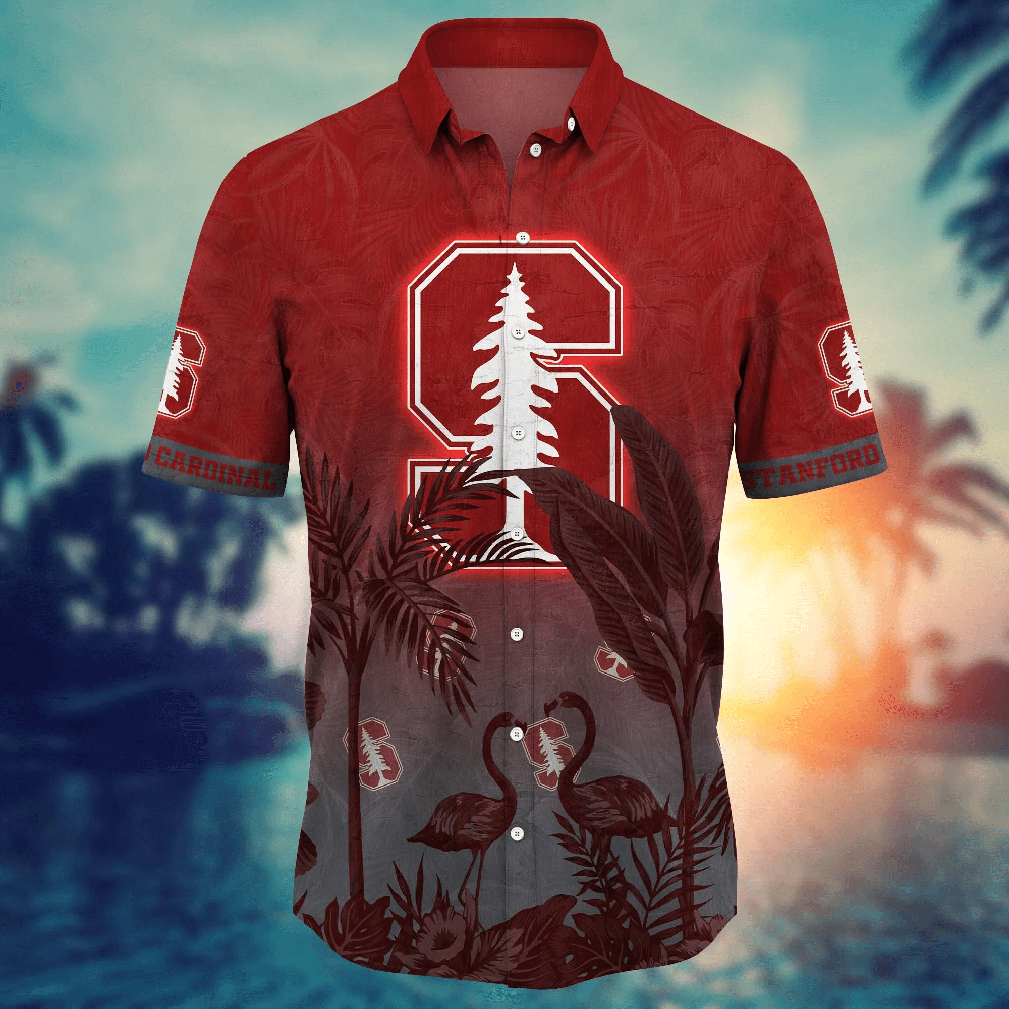 Stanford Cardinal Hawaiian Shirts - Trendy Aloha